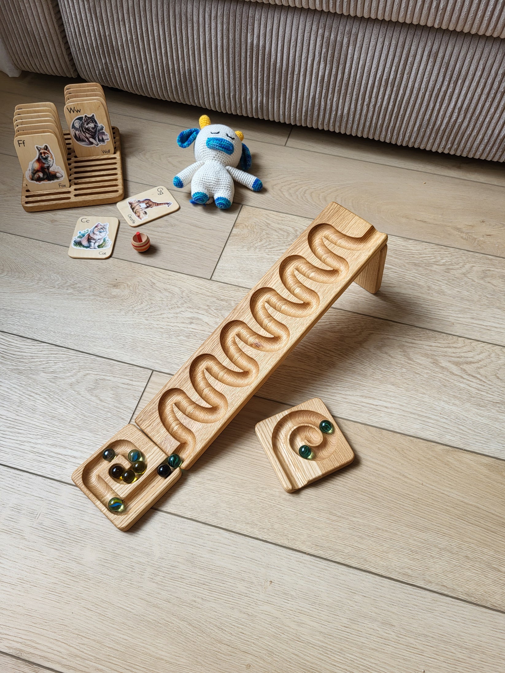 Marble run track maze labyrinth – THREEWOOD