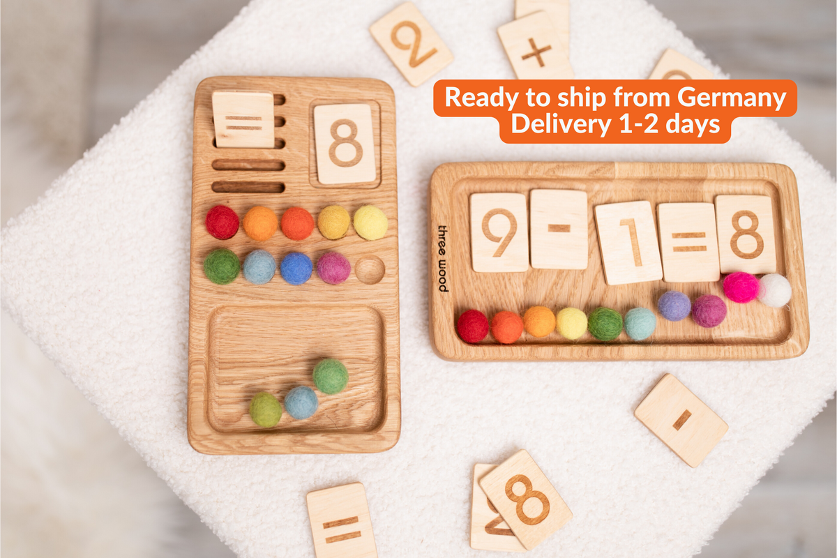 MATH BOARD 1-10 with reversible cards – THREEWOOD