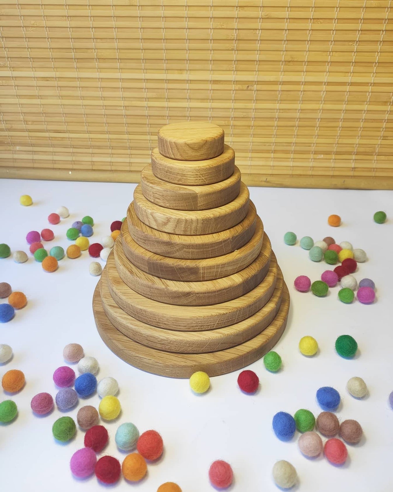 Set of sorting plates or round trays – THREEWOOD